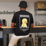 Missing T-Shirt: Black – Sadderday
